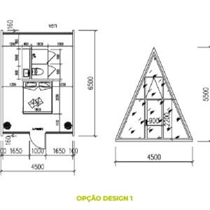 Casa Modular Triangular - Modular House A sua casa de Sonho!