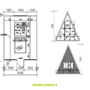 Casa Modular Triangular - Modular House A sua casa de Sonho!